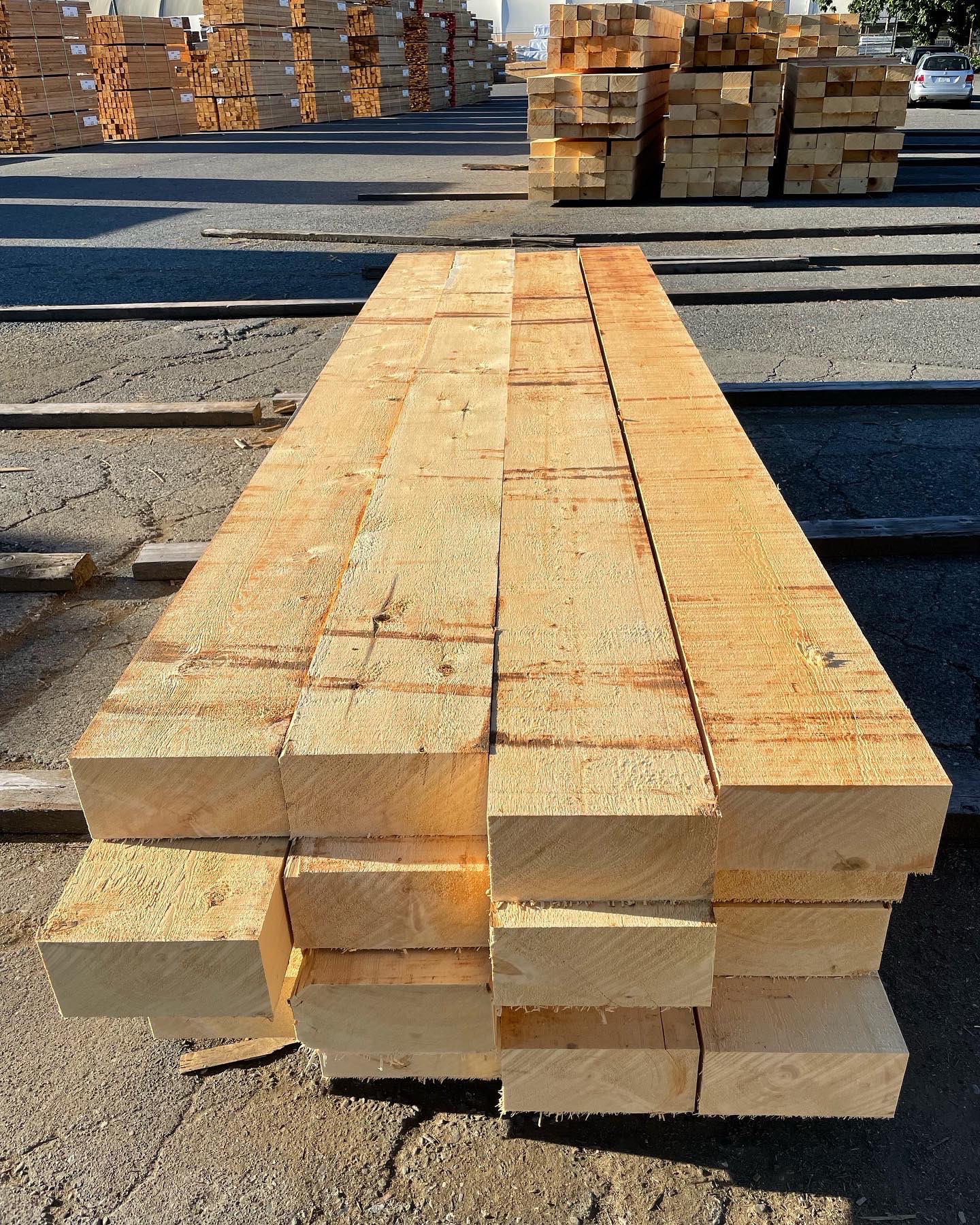 4x8 Rough Green Appearance Timber - Kermode Forest Products