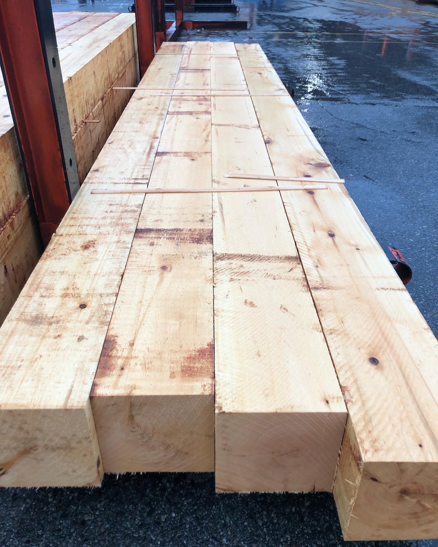 10x10 Rough Green Appearance Timber - Kermode Forest Products