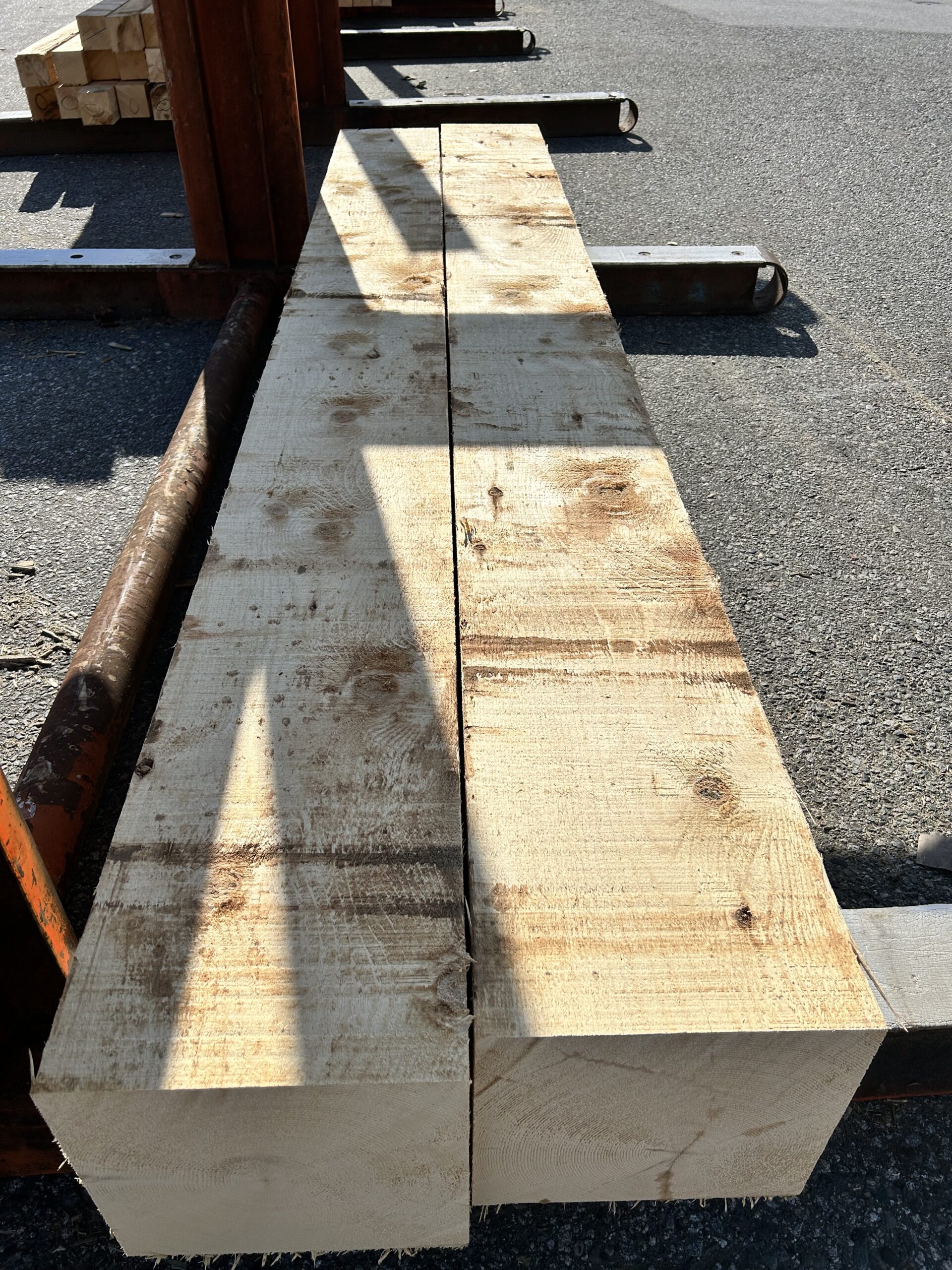 12x12 Rough Green Appearance Timber - Kermode Forest Products